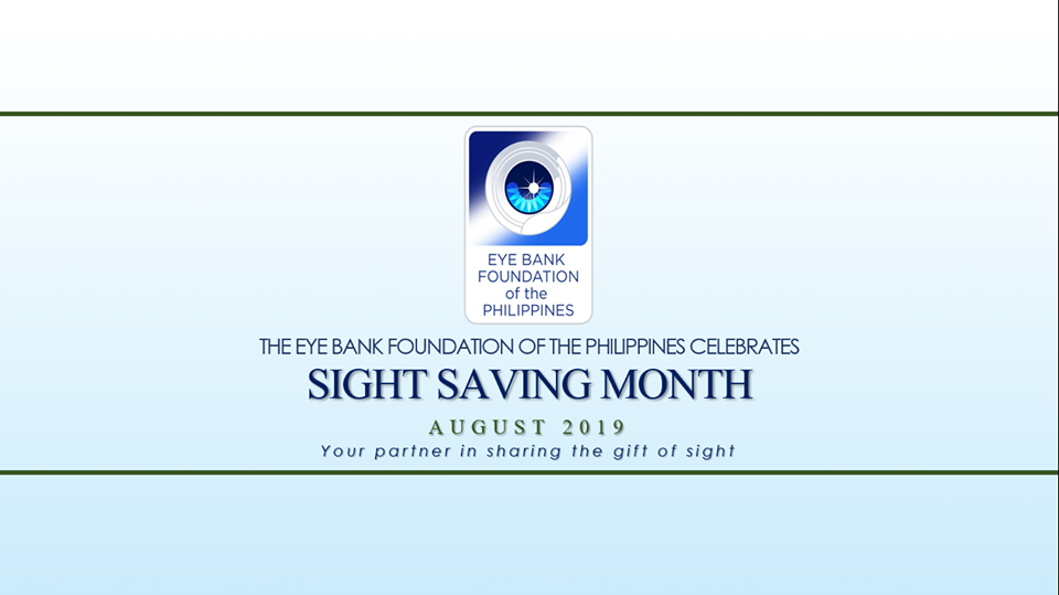 Eye Bank Celebrates Sight Saving Month | Eye Bank Foundation of the ...